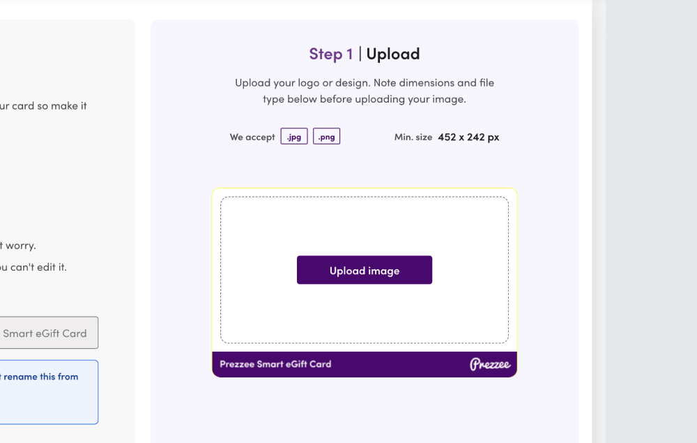 How to create your own Branded Card – Prezzee US