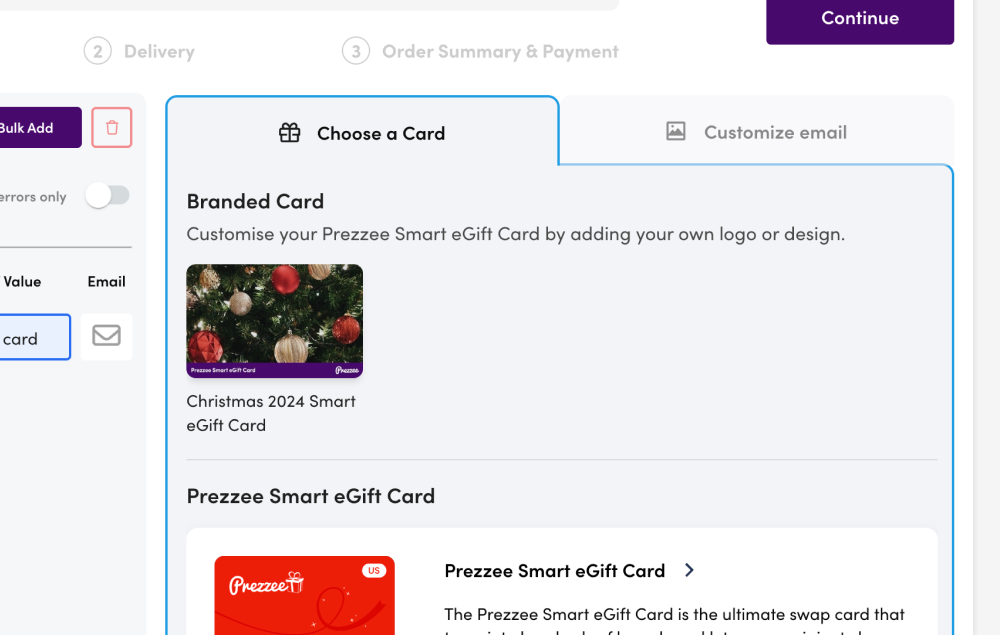 How to create your own Branded Card – Prezzee US